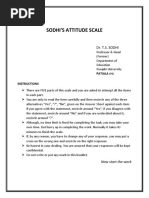 Test No. - 3 (SCQ) Self Concept Questionnaire | PDF | Self Concept ...