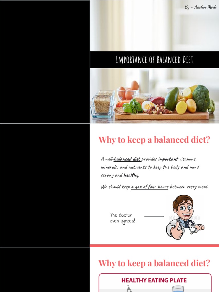 Importance of Balanced Diet | PDF
