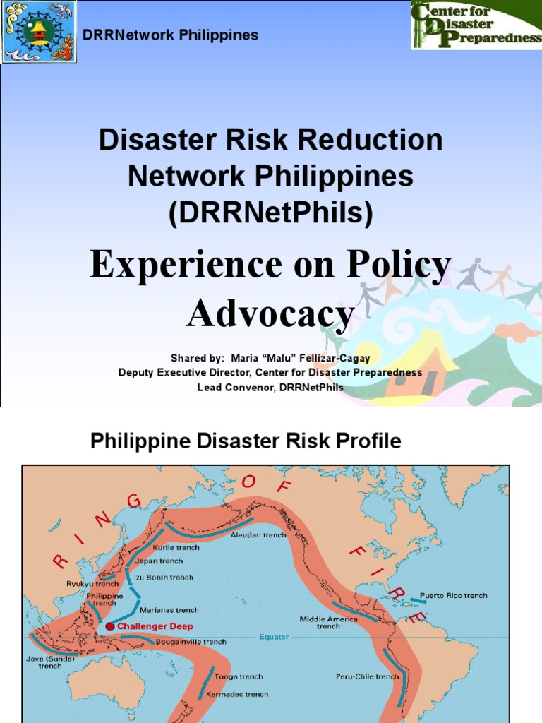 Disaster Risk Reduction Network Philippines (Drrnetphils) : Experience ...