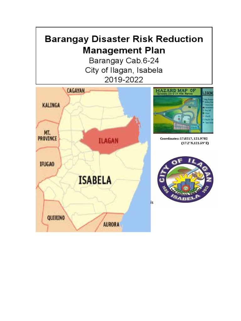 Barangay Disaster Risk Reduction Management Plan: Barangay Cab.6-24 ...