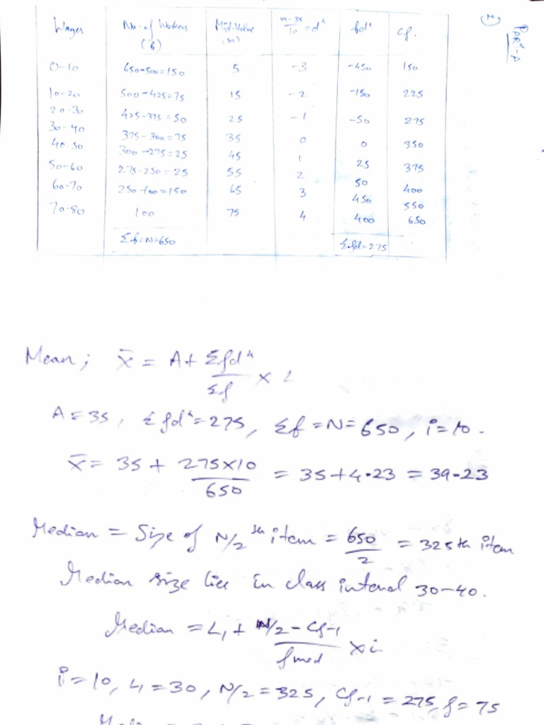 A statistical analysis of sample data | PDF