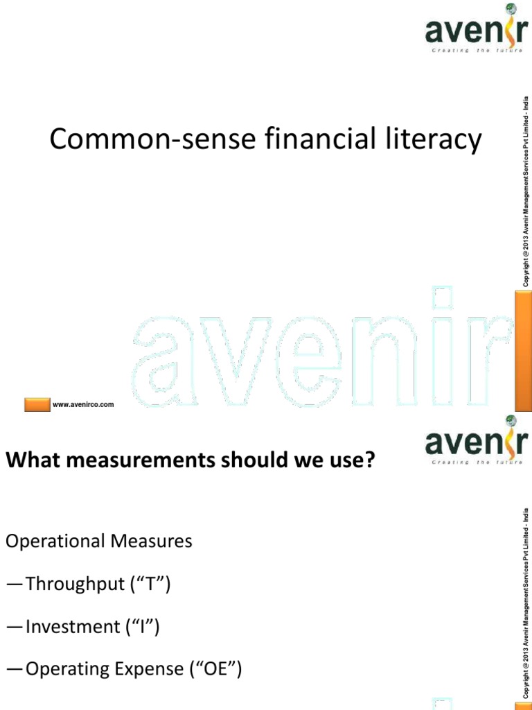 Financial Basics | PDF | Return On Investment | Business Economics