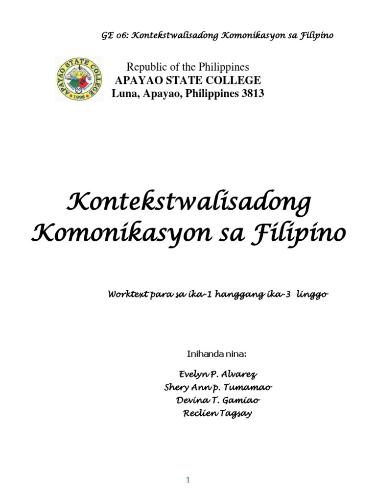 Komfil 1 3 Module | PDF