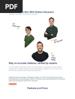 How To Generate APA & MLA Reference Citation | PDF