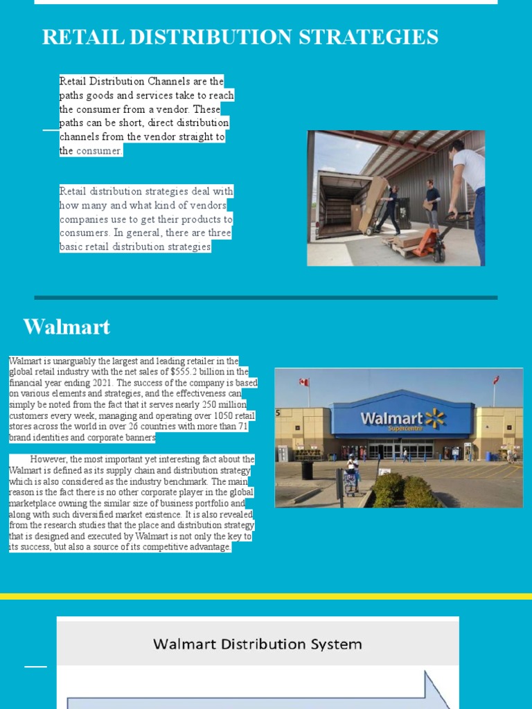 Distribution Strategy at Walmart | PDF | Supply Chain | Walmart
