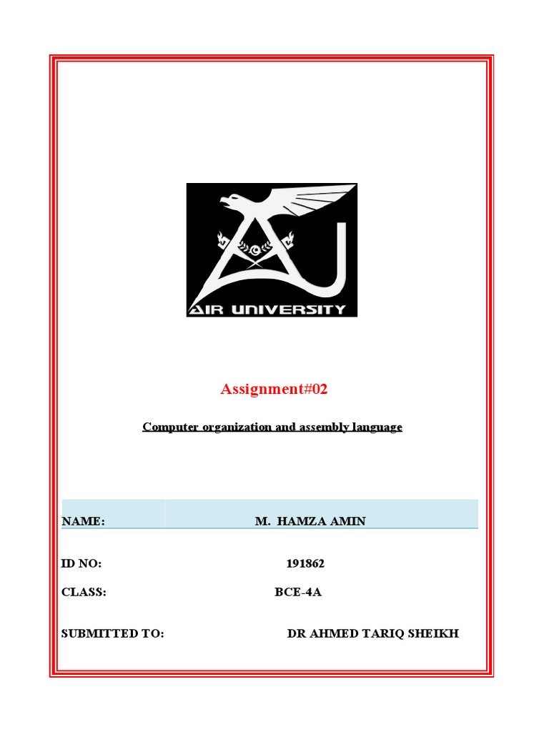 Coal Assignment 2 | PDF | Computers