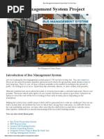 College Bus Management System | PDF | Databases | Password