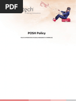 POSH Training Module Overview | PDF