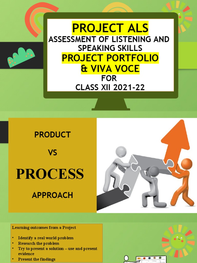 Project Als: Assessment of Listening and Speaking Skills FOR CLASS XII ...