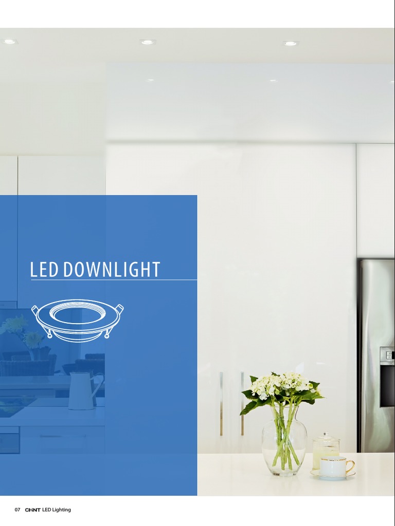 01：CHINT LED筒灯-1 | PDF | Lighting | Light Emitting Diode