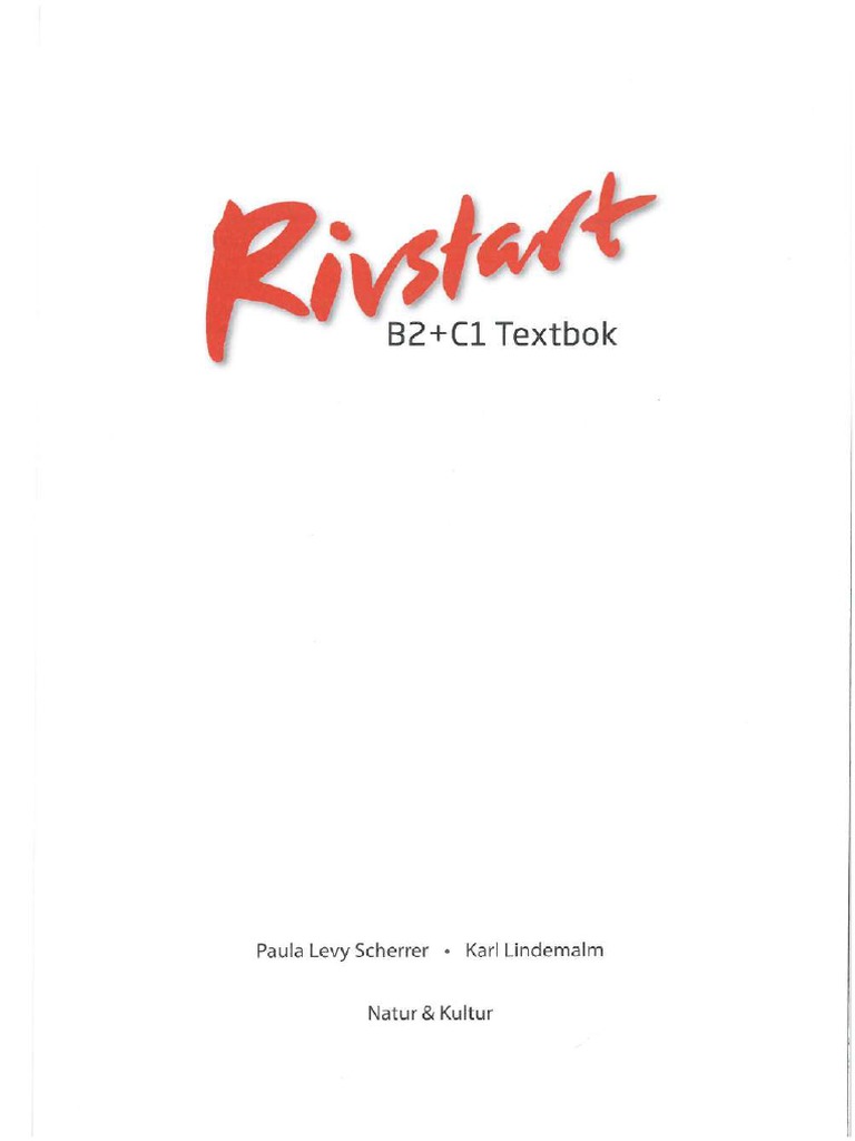 Rivstart B1 - C2 Textbook - Compressed | PDF