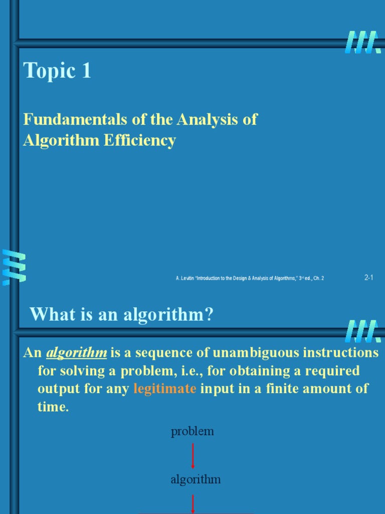 01 Fundamentals Of The Analysis Of Algorithm Efficiency Pdf