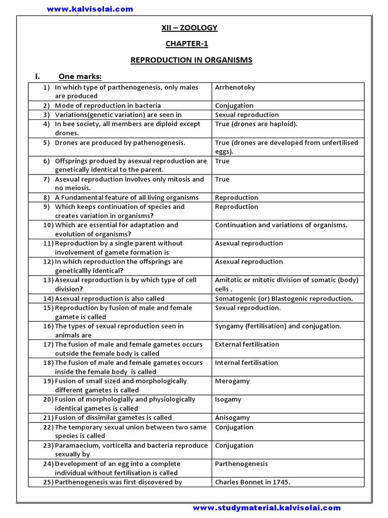 Class 12 Bio Zoology TM Chapter-1 Full Guide | PDF | Sexual ... Class 12 Bio Zoology TM Chapter-1 Full Guide | PDF | Sexual ...