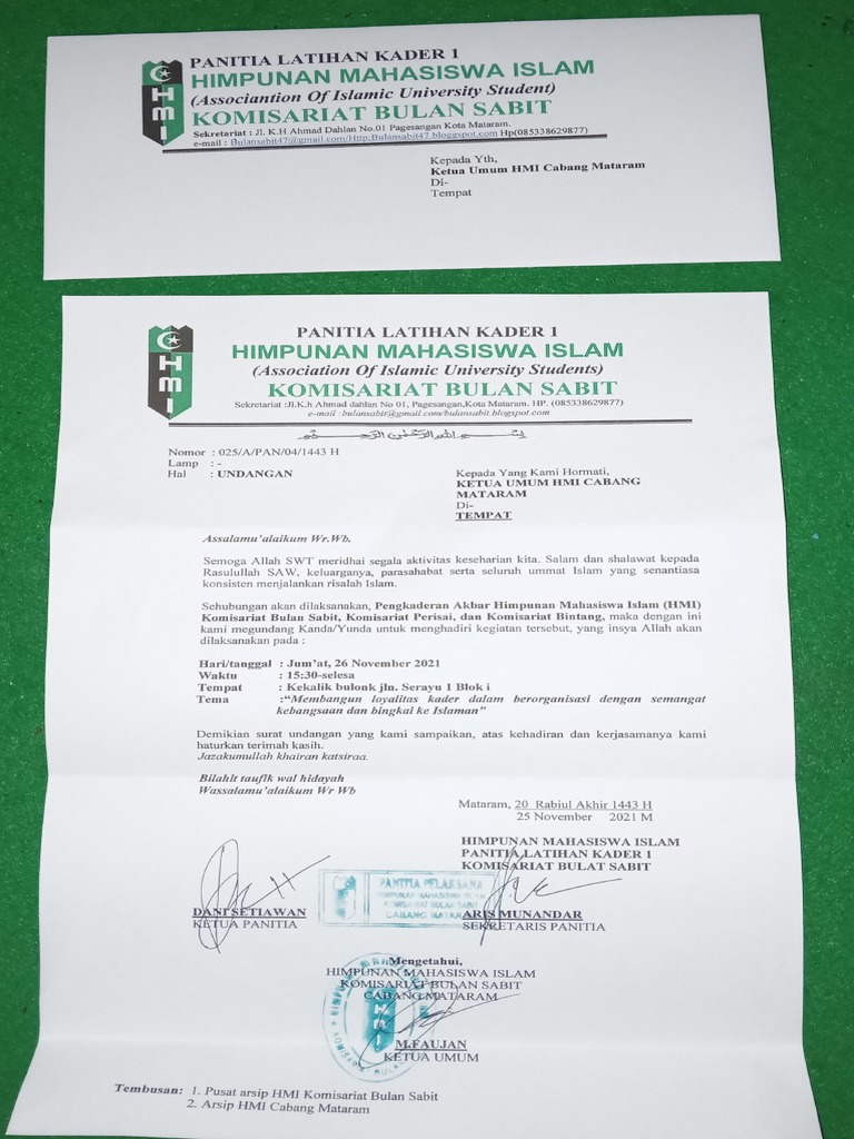 Ketua Umum Hmi Cabang Mataram | PDF