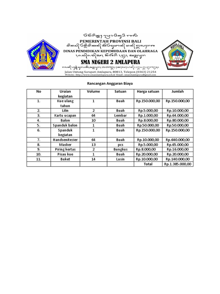 Rab Hut Pgri Ke-76 Tahun 2021 | PDF