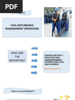 Civil Disturbance Management Operations | PDF | Police | Arrest