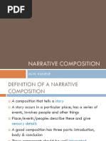 Narrative Composition | PDF | Linguistics
