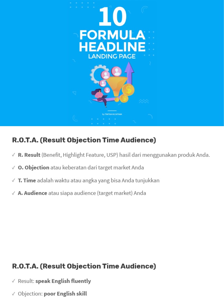 Formula Headline Landing Page | PDF