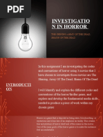 Horror Codes and Convention Handout | PDF | Horror Films