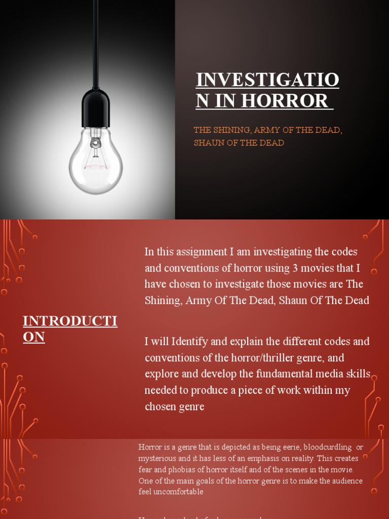 Presentation 2 | PDF | Horror Films