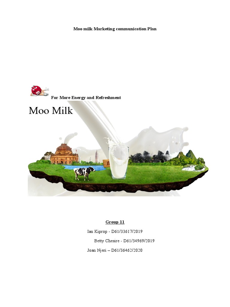 Moo Milk Marketing Communication Plan | Download Free PDF | Marketing ...