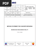 Method of Statement - Repair Honeycomb | PDF | Rectifier | Concrete