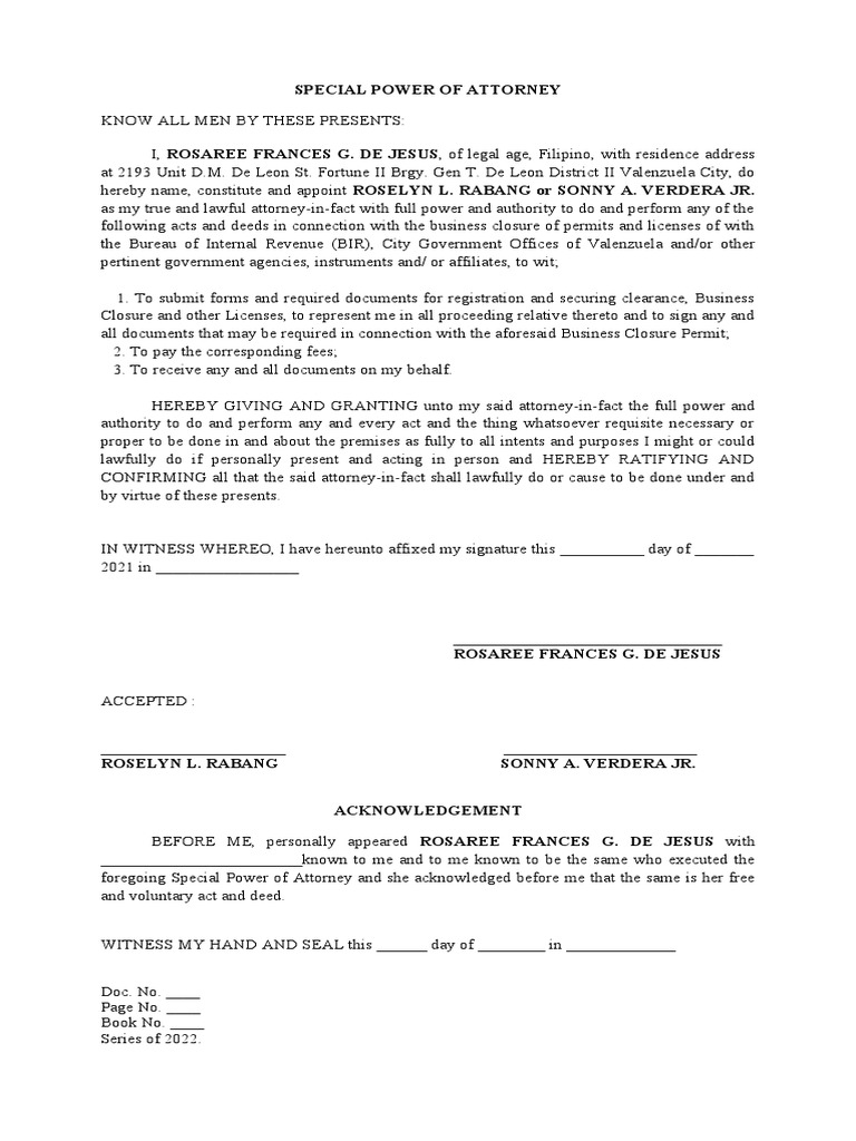 SPA Business Closure | PDF