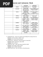 1000 Synonyms and Antonyms | PDF | Persuasion | Lexical Semantics