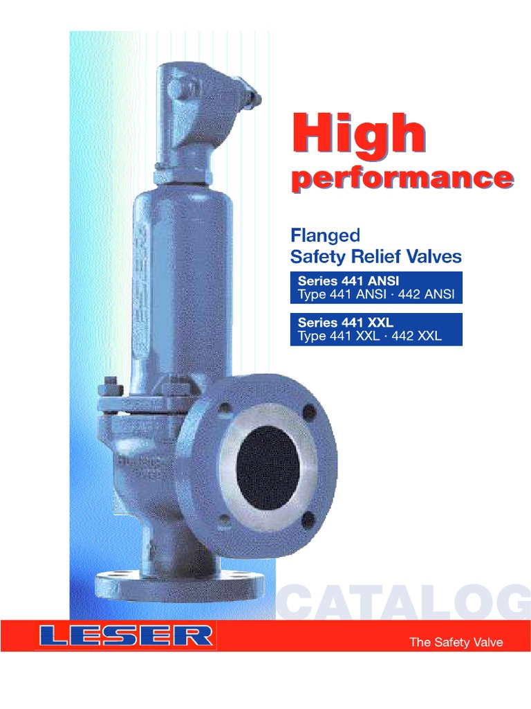 Safety Relief Valve Data Sheet | PDF