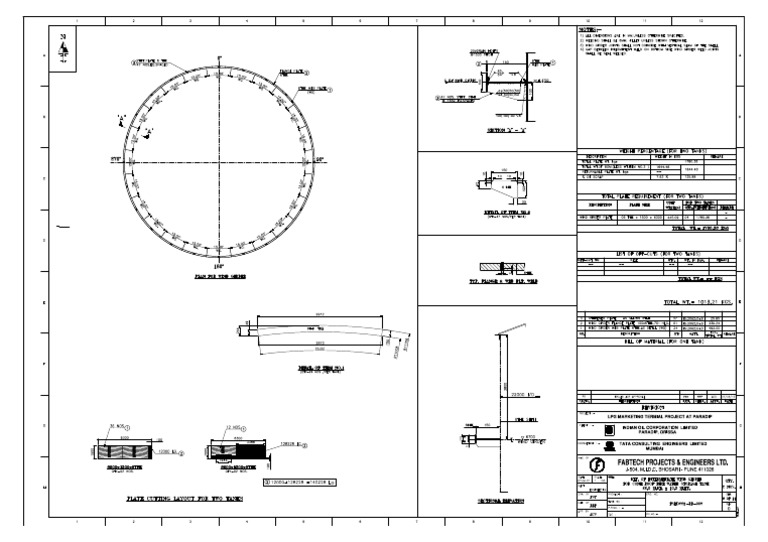 Secondary - Wind Girder 22.0x10.5 MTR r.0 - (SHT 6 of 14) Model | PDF