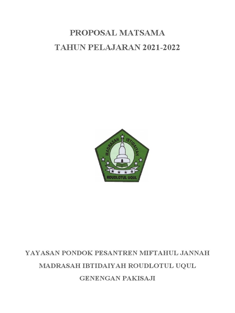 Rencana Anggaran Kegiatan Matsama | PDF