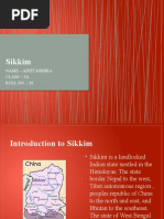 Maths Project: On Sikkim | PDF