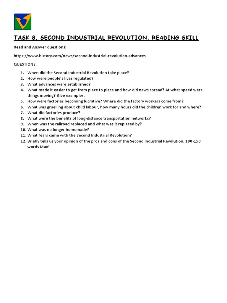 Second Industrial Revolution Overview | PDF | Social Science ...