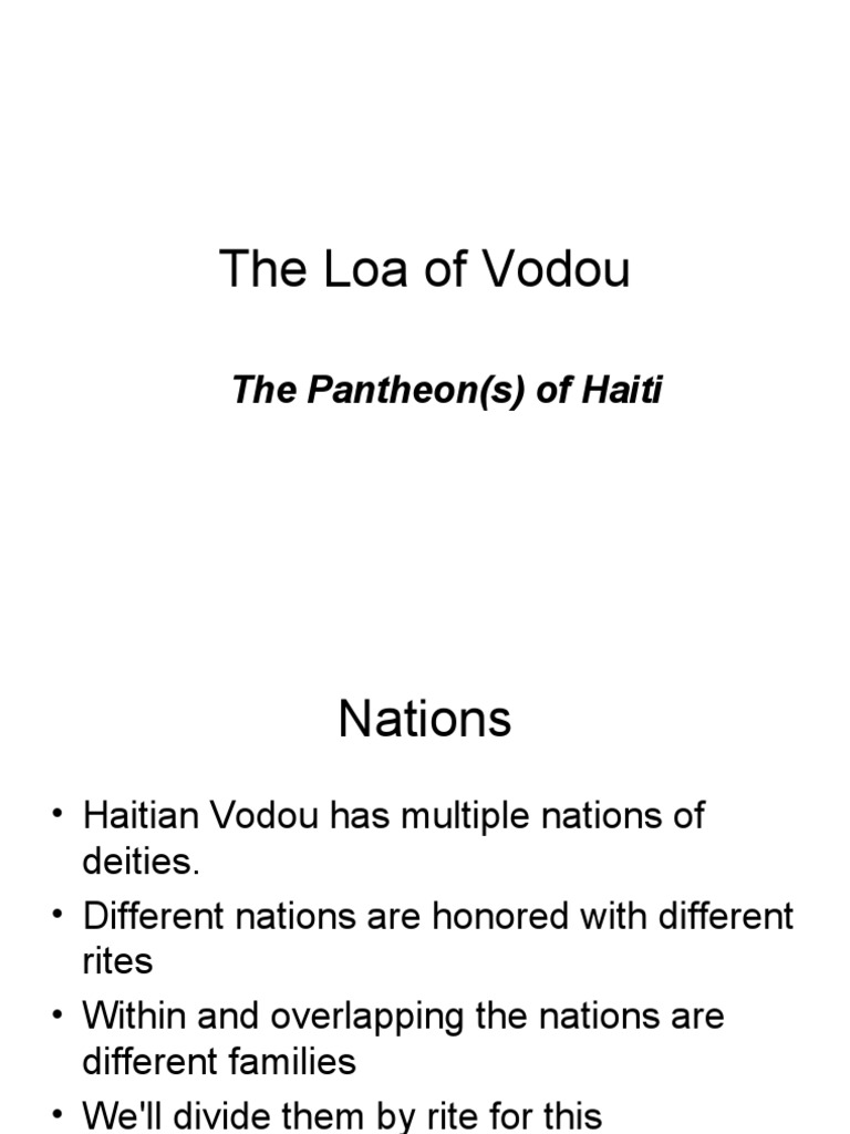The Loa of Vodou | Download Free PDF | Haitian Vodou