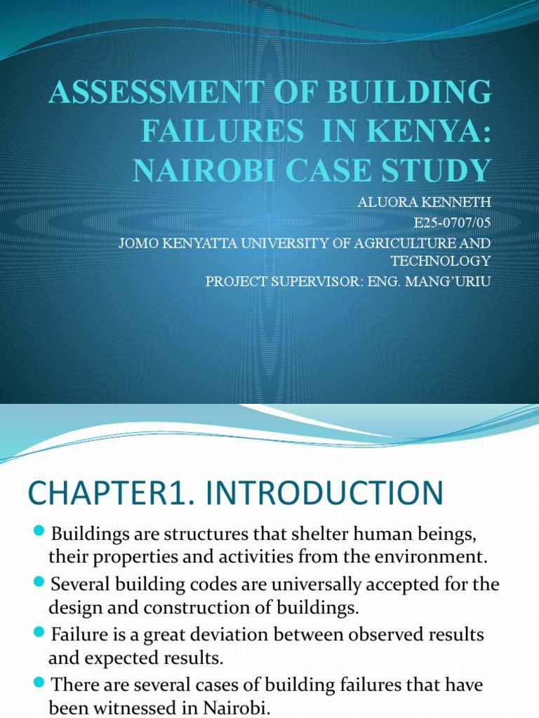 Assessment of Building Failures in Kenya: Nairobi Case Study | Download ...