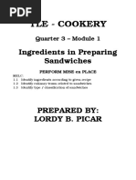 He Cookery Gr9 q2 Module-3 True | PDF | Salad | Cuisine