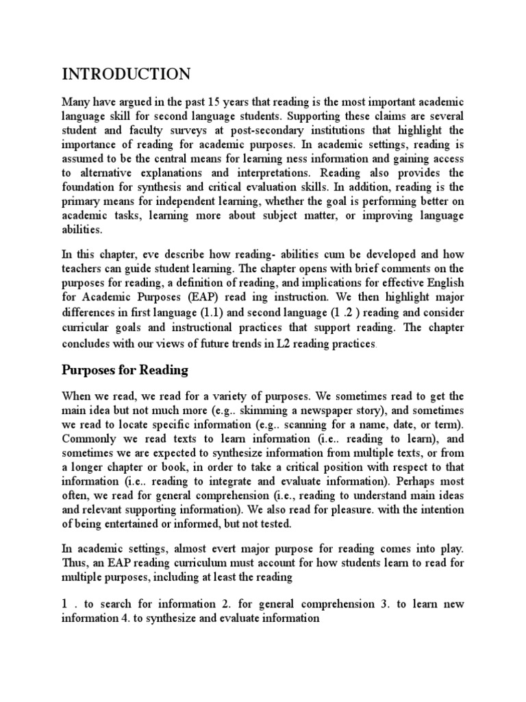 Report: Academic Reading | PDF | Reading Comprehension | Fluency