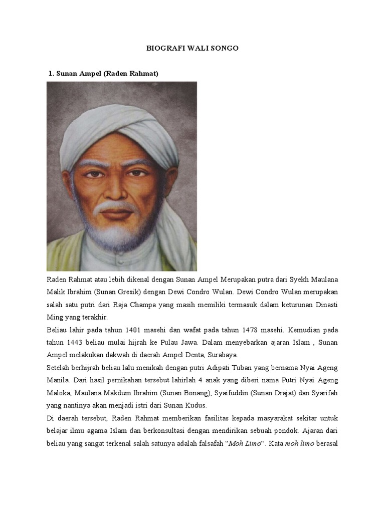 Biografi Wali Songo | PDF