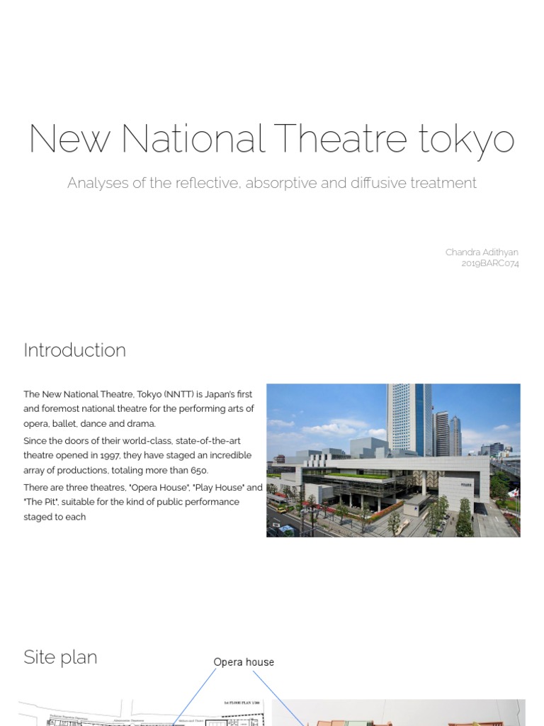New National Theatre Tokyo1 | PDF | Mirror | Opera