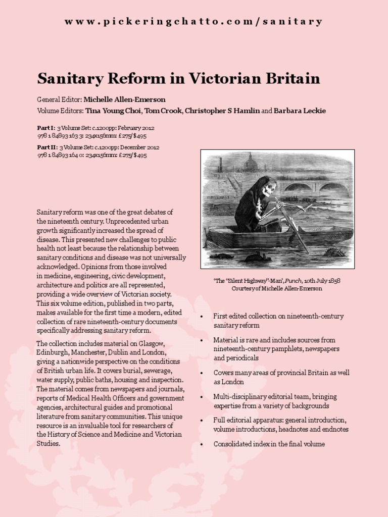 Sanitary Reform Colour Leaflet | PDF | Public Health | Sanitation