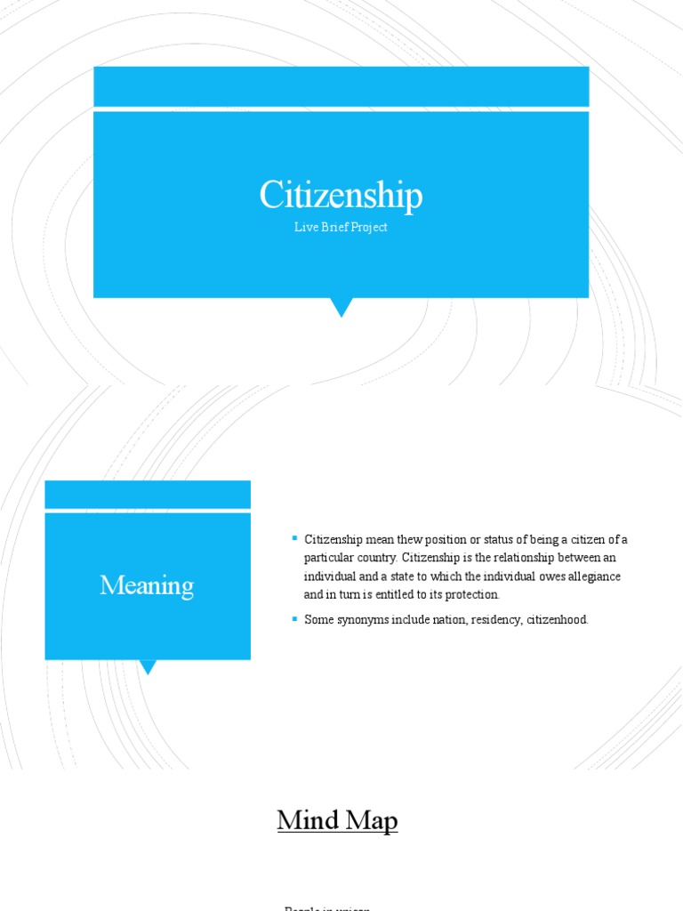 Citizenship Powerpoint | PDF