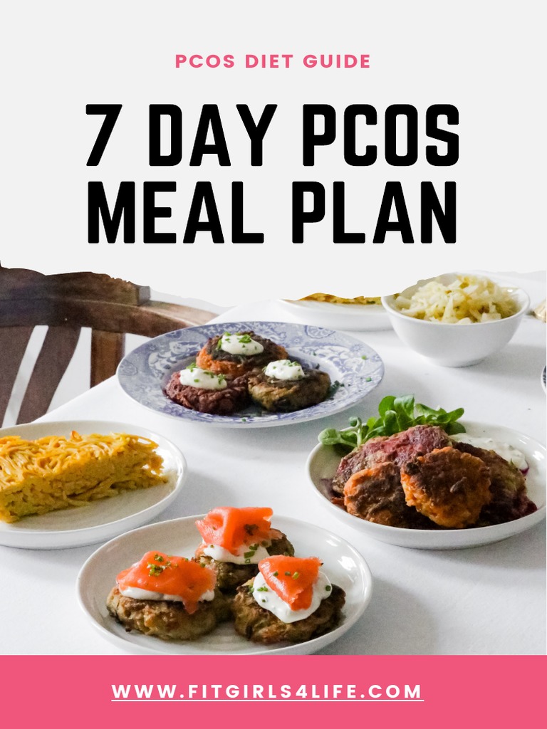 7 Day PCOS Meal Plan by FitGirls4Life | PDF | Salad | Sauce