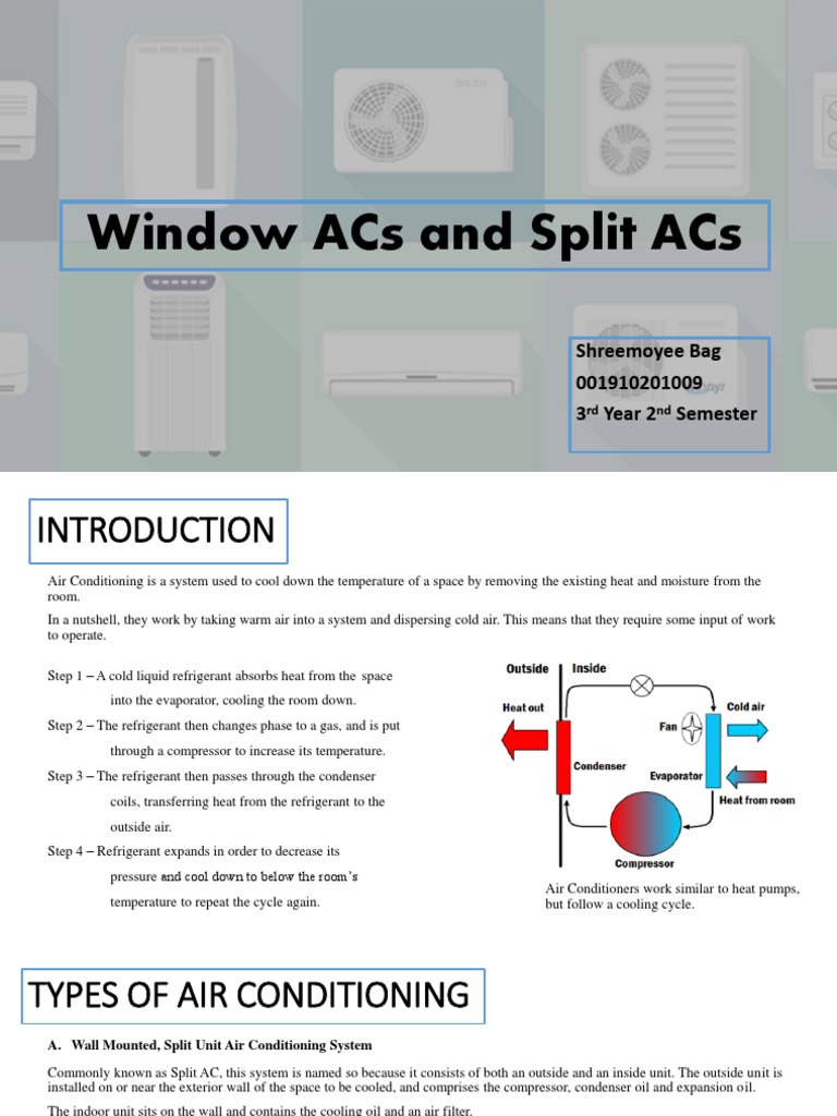 Work On AC | PDF | Air Conditioning | Thermodynamics