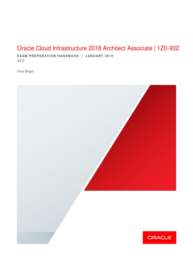 Oci Exam Preperation Handbook V2 0 Pdf Cloud Computing Databases