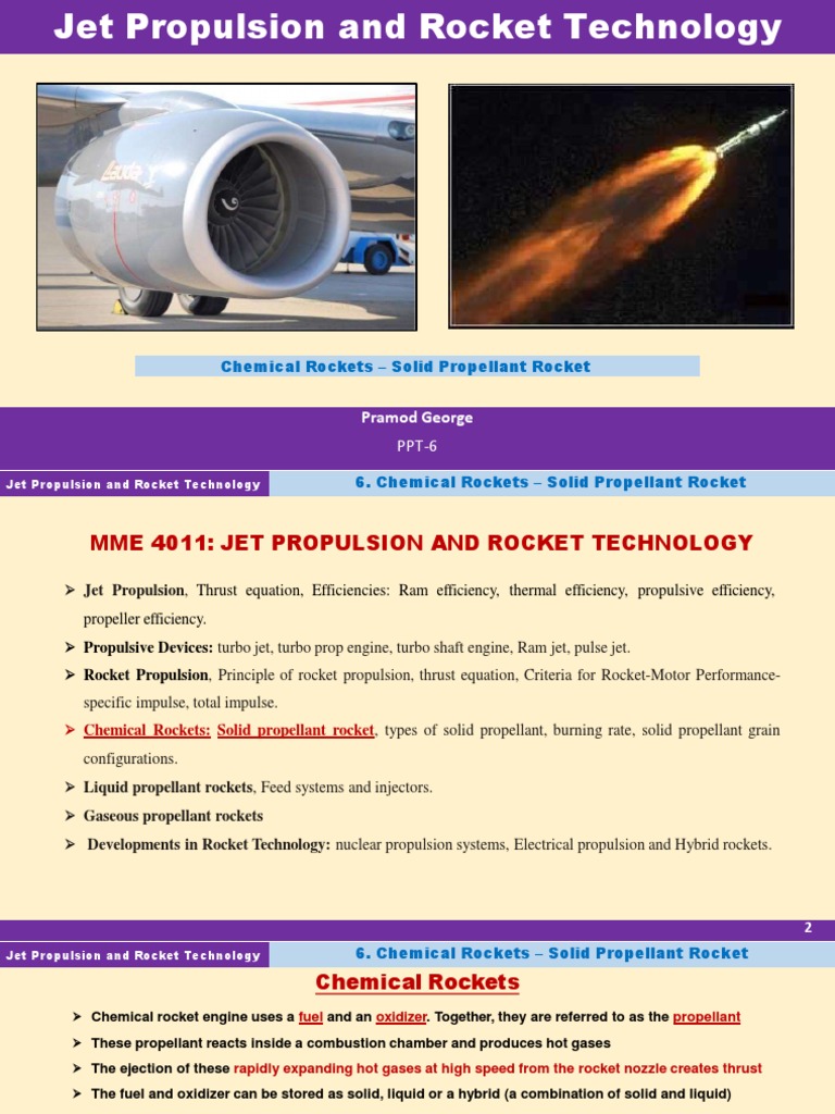 Chemical Rockets-Solid Propellant-Ppt 6 | PDF | Rocket Propellant ...