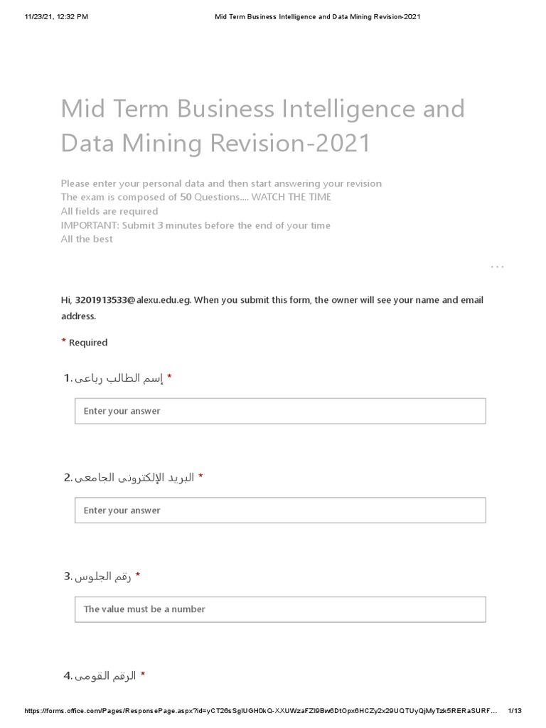 BIDM Quiz - 2022 | PDF | Data | Function (Mathematics)