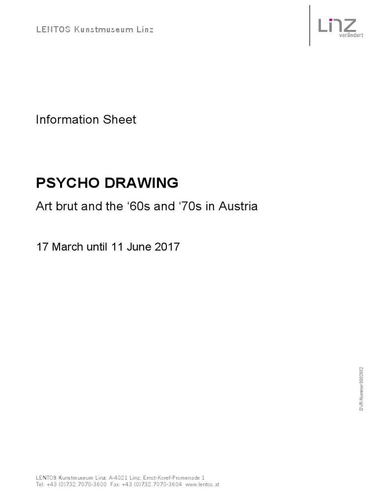 Psycho Drawing: Information Sheet | PDF | Drawing