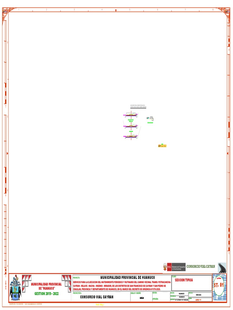 03.-Seccion Tipo y Estructura de Afirmado-St-01 | PDF