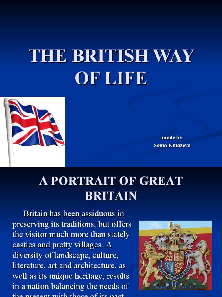 The British Way of Life | PDF | British Cuisine | Christmas