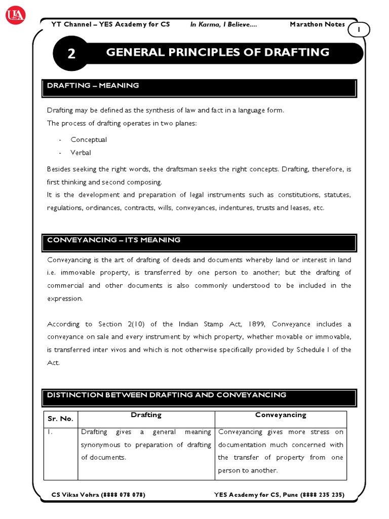 Drafting Notes | PDF | Negotiable Instrument | Lawsuit